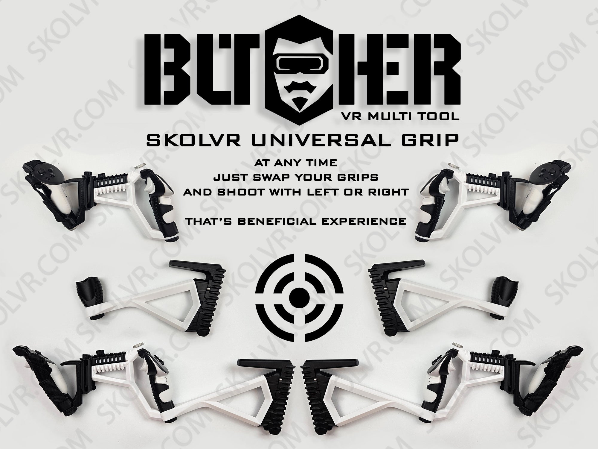 SKOLVR gaming rifle accessories, TOMAHAWK, BUTCHER VR Gunstock