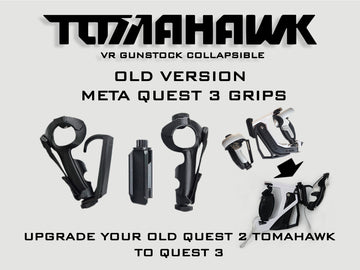 SKOLVR gaming rifle accessories, TOMAHAWK, BUTCHER VR Gunstock